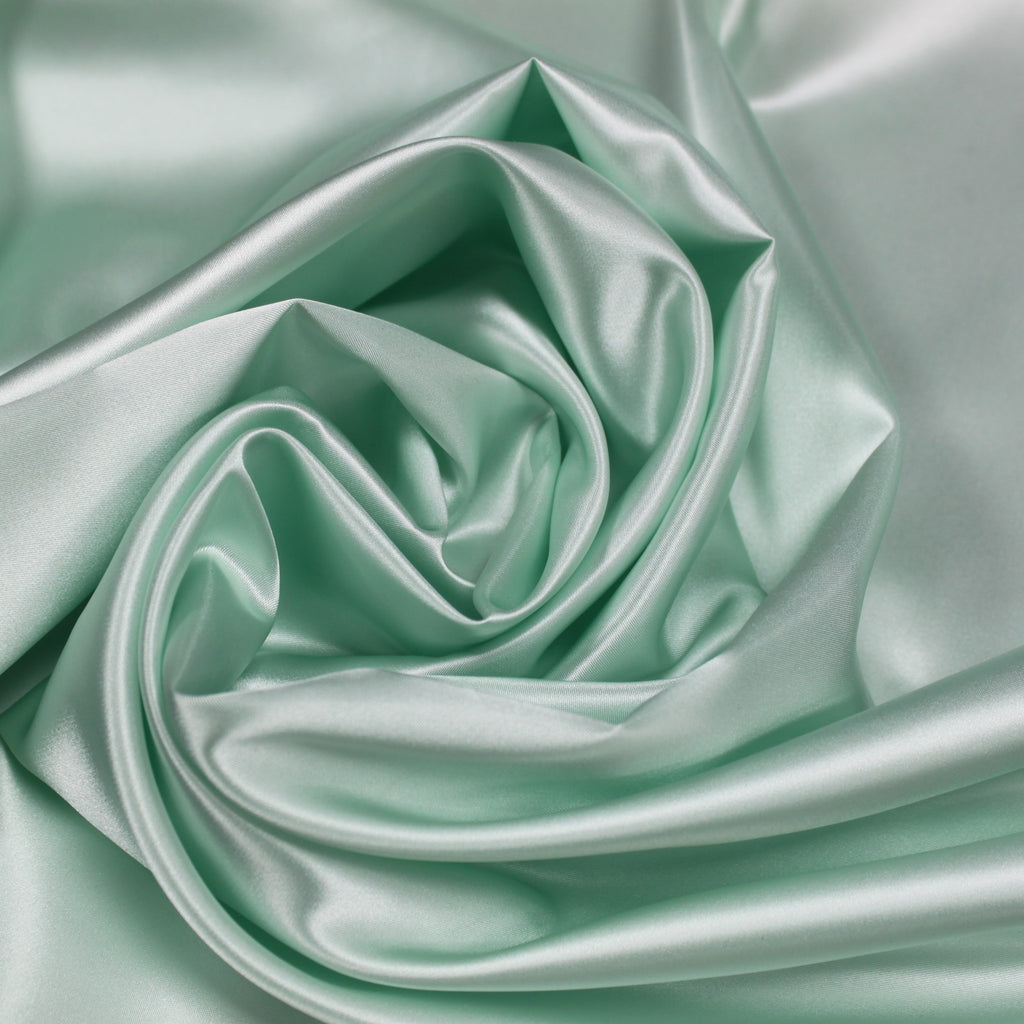 Acetate Satin : Mint | Fabric Focus Edinburgh – FabricFocus