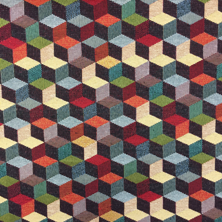 Tapestry - 3D Blocks | Fabric Focus Edinburgh – FabricFocus
