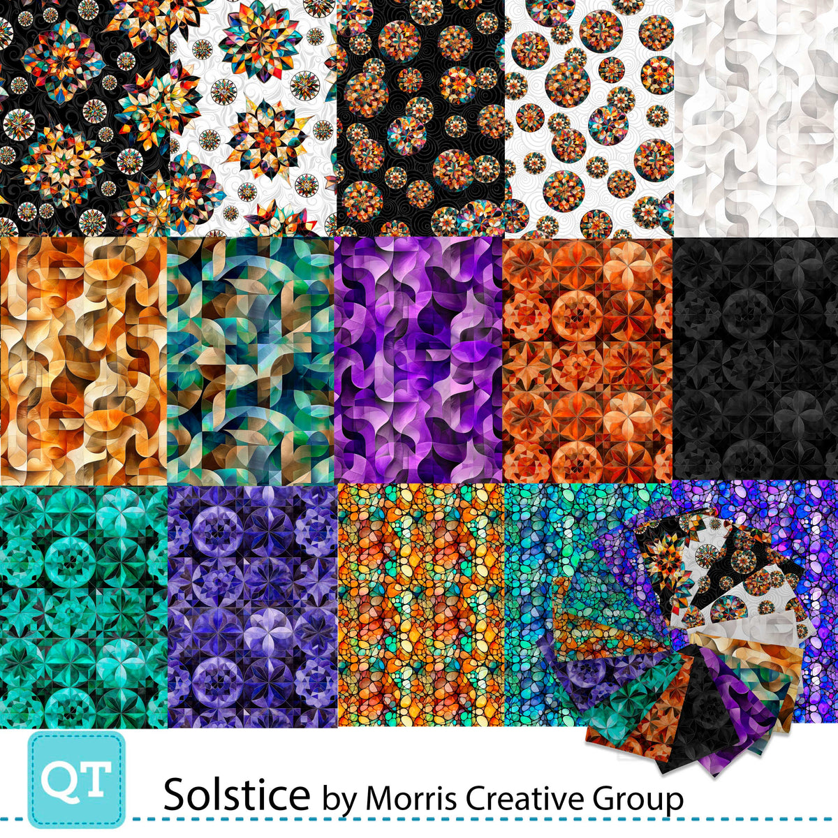 Fat Quarter Bundle - Solstice by Dan Morris| Fabric Focus – FabricFocus