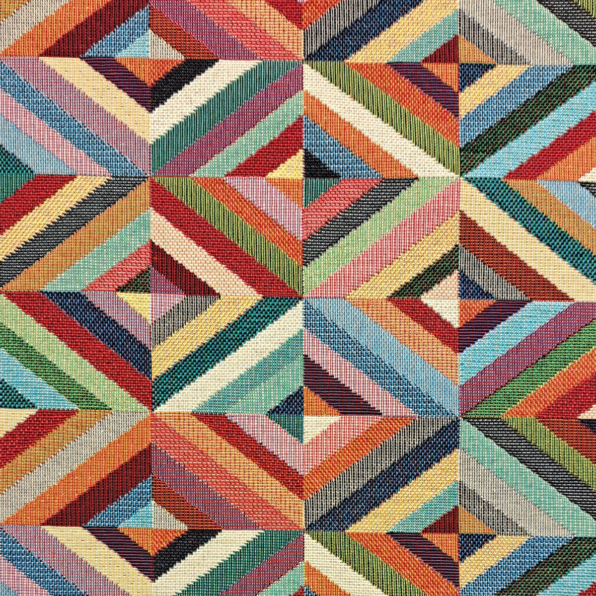 Tapestry - Stripe Cubes | Fabric Focus Edinburgh – FabricFocus
