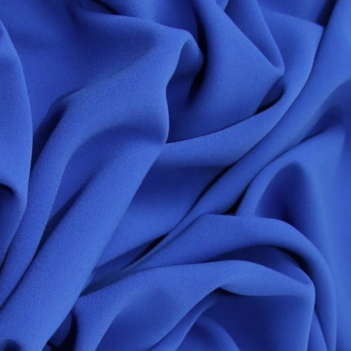 Prestige Crepe - Royal Blue | Fabric Focus Edinburgh – FabricFocus